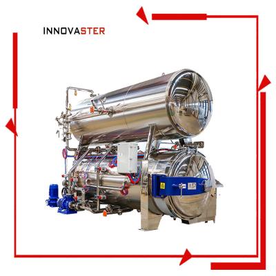 China 1100*1200*1500MM Horizontale wateronderdompelingsretortmachine voor sterilisatie van zakken Te koop