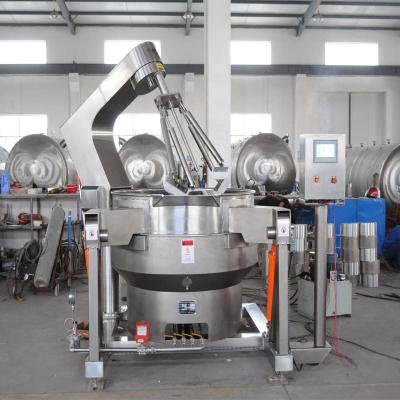 China Zilveren automatische kookketel met meerdere roermachines voor vleessaus Te koop