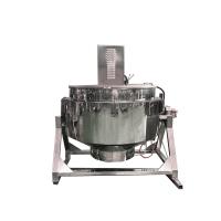 China Stainless Steel Jacketed Kettle 200L for Tomato Sauce Chilli Paste with PTFE Scraper Agitator for sale