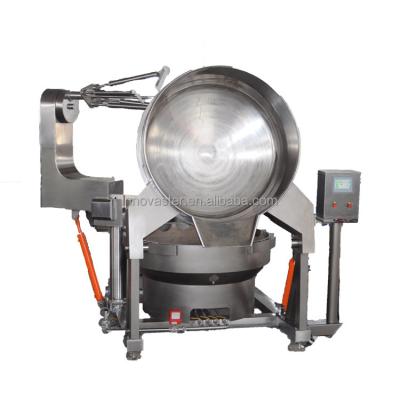 Cina 100-600L Capacità di riscaldamento automatico a gas Cottone da cucina con giacca per la salsa Multi-agitatore in vendita