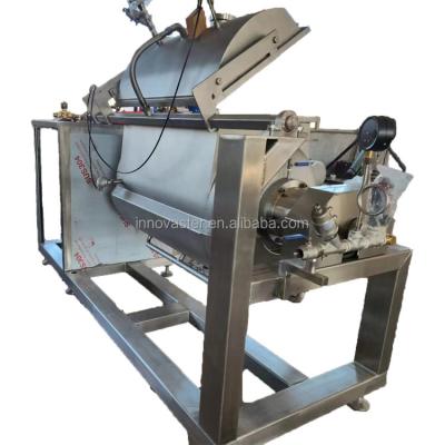 China Elektrische/stoom/olieverwarming Vacuüm Horizontale as Mixer Jacketed Kettle voor dik product Te koop