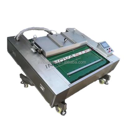 Cina Macchina di imballaggio a nastro laminato continuo dz 1000/1100 con imballaggio a vuoto 750 KG in vendita