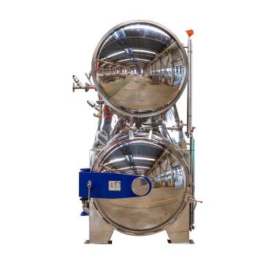 China High Temperature Sterilization Horizontal Bottle/pouched Food Sterilizer Water Immersion Retort Autoclave 380V for sale
