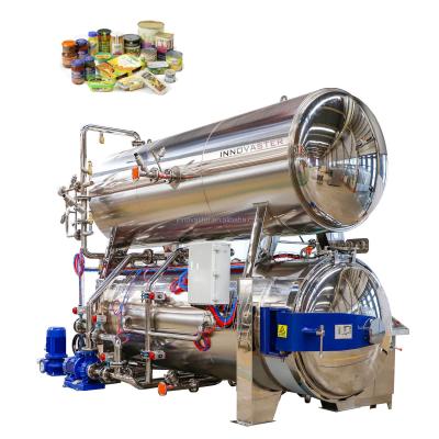 China 1100*1200*1500MM Meat Ready To Eat Sterilizer Retort Industrial Autoclave for sale