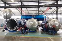 China Automatic Batch Retort Over Pressure Line Sterilizer Machine 900mm 1800mm 3P Voltage for sale