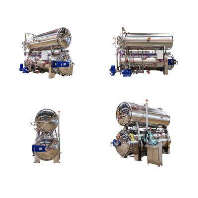 Cina 304 Stainless Steel Automatic Double Layer Water Immersion Food Autoclave Sterilizer in vendita