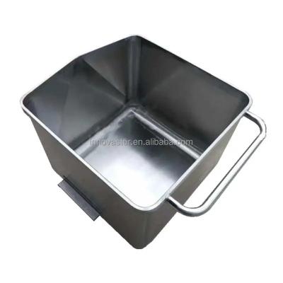 China Easy Moving and Silent Rubber Wheel Material Transfer Trolley for Stainless Steel 304 for sale