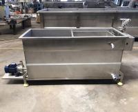 China Semi-Automatic Small Batch Pasteurizer 150 Bottles per Hour with Steam Generator and Cooling Tank for sale