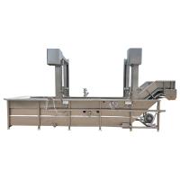 China Stainless Steel Automatic Vegetable Fruit Blanching Precooking Machine 500-3000kg/h for sale