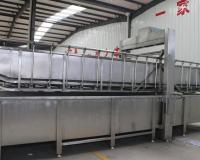 China Stainless Steel Automatic Vegetable Fruit Blanching Precooking Machine 500-3000kg/h for sale