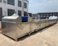 China Industrial Water Bath Tunnel Pasteurizer 60-95C for Ketchup Juice Sausage Processing for sale