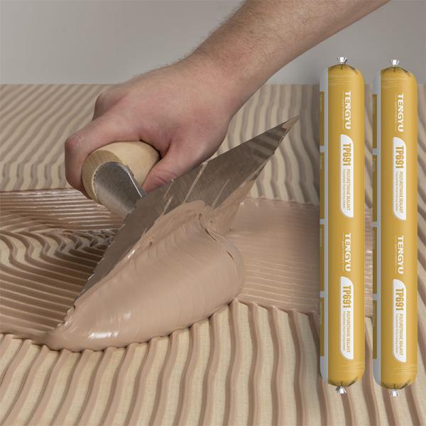 Quality Gym Rubber Mats Polyurethane Wood Flooring Adhesive Aging Resistance Water Moisture Resistant for sale