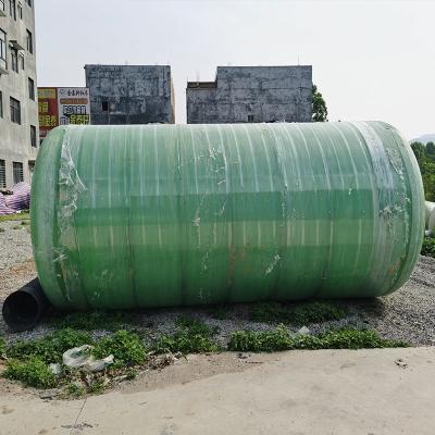 Cina Serbatoio orizzontale antisettico dell'acqua di scarico di Frp del carro armato del cilindro in vendita
