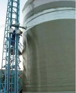 Cina Serbatoio liquido cilindrico verticale dell'acqua di Frp una resistenza chimica di 16000 galloni in vendita