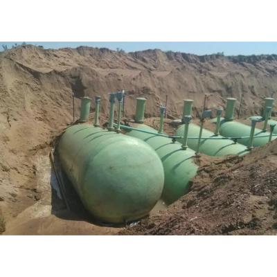 China Duurzame Gloeidraad die Horizontale Watertank 400 Gallon voor Waterbehandeling windt Te koop