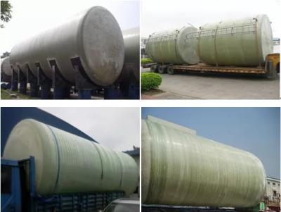 China FRP-Voedsel dat Groene Tank van de Bieropslag Horizontale 1400mm 2m3 brouwt Te koop