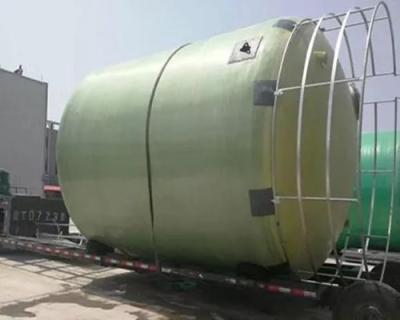 China 3m3 de horizontale Gloeidraad die van de Behandelings van afvalwatertank 1400mm windt Te koop