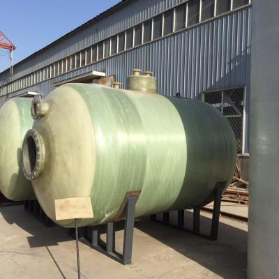 Cina trattamento delle acque reflue orizzontale durevole del carro armato di 1600mm*2750mm FRP 1300 galloni in vendita