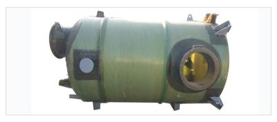 Cina contenitori di stoccaggio di iso Frp del serbatoio di acqua del cilindro di 1800mm*8160mm in vendita