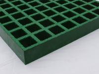 China 38x38mm Molded FRP Floor Grating Orange Gritted Anti-Slip Fiberglass Panel for Electronics Industry for sale
