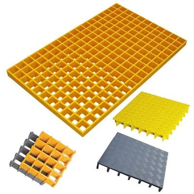 Cina Pavimento di trattamento delle acque FRP che gratta il passaggio pedonale di plastica su misura antisettico di colore in vendita