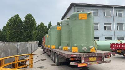 China Enrolamento de grande resistência químico do filamento do tanque de armazenamento de Frp do tratamento de águas residuais à venda