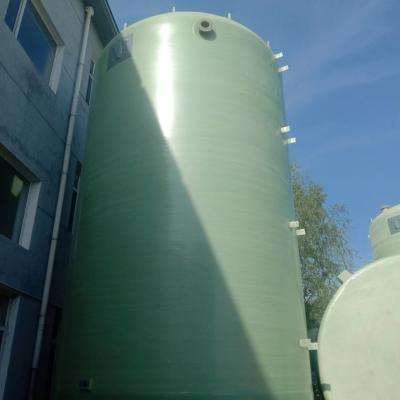 China Tanque de armazenamento químico de Frp da ferida transversal azul branca para o processo da química à venda