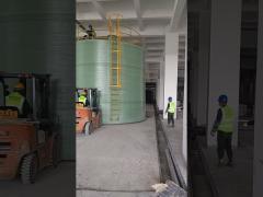 Round Light Weight FRP Vertical Tank For Water Pretreatment