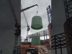contenitori di stoccaggio di iso Frp del serbatoio di acqua del cilindro di 1800mm*8160mm