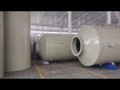 Industrial Cylindrical High Strength Frp Storage Tank For Chemical Production Line