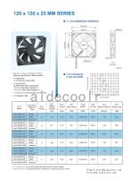 China Durable Waterproof Cooling Fan 12025 white leaf Multipurpose for sale
