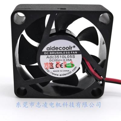 Cina cuscinetto idraulico assiale della ventola di raffreddamento 3000Rpm di CC di 35x35x10mm per l'industria in vendita