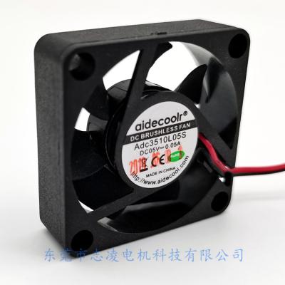 Cina cuscinetto idraulico assiale della ventola di raffreddamento 3000Rpm di CC di 35x35x10mm per l'industria in vendita