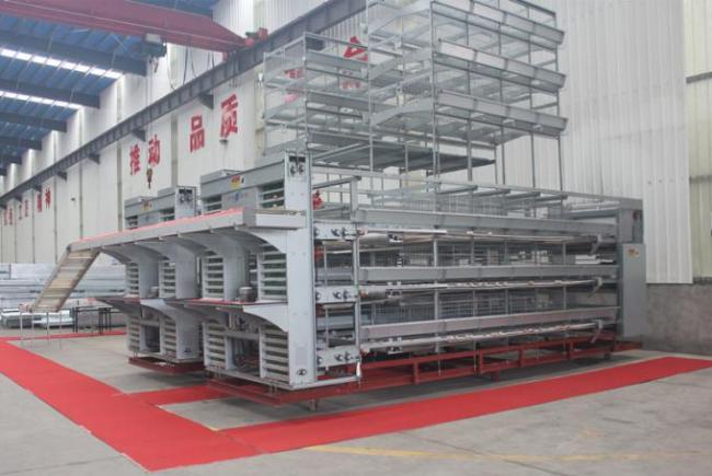 Prefabricated Wire Chicken Battery Cage 3-8tiers Poultry Farm House 0