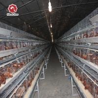 China Dipped Galvanized Chicken Layer Battery Cage Wire Mesh 4 Layers 160 Birds for sale