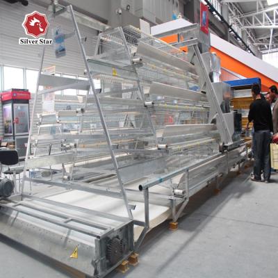 China Een Systeem van de Type Volledig Automatisch Batterijkooi in Gevogeltelandbouwbedrijf Te koop