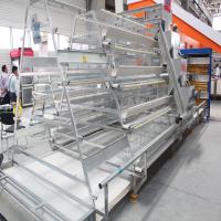China Hot Galvanized Wire Mesh A Type Battery Cage System for Layers 120 Birds for sale