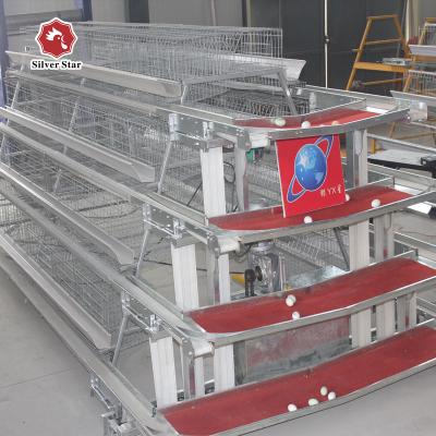 China Grote deur Grootte kippen Kip laag Batterij kooi 90 vogels / set Te koop