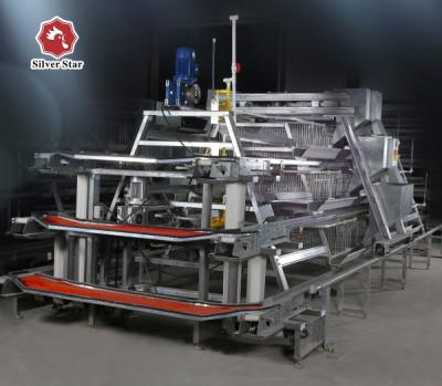 中国 家禽の農機具タイプ電池の鶏のおり4層 販売のため