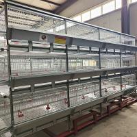 China Automatic Broiler Chicken Cage 3-9 Floor High Density Farm Battery System for sale