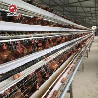 China Soncap 3-8tiers Poultry Battery Layer Chicken Cage Hopper Feeding for sale