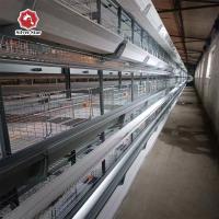 China Hot-Dip Galvanized Fully Automatic Layer Cage 3-8 Tiers with Egg Collection System for sale