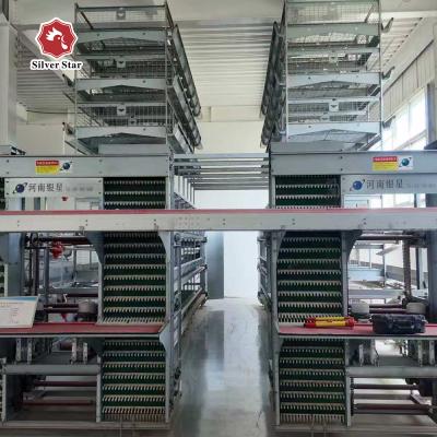 China Hot-Dip Galvanized Battery Chicken Cage Fully Automated IoT-Controlled with Medical-Grade Disease Prevention for Poultry Farming Equipment for sale