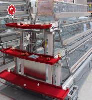 China Customized Multi Layer Poultry Cage Automatic Egg Collection Cages 3 Tiers 126 Chickens for sale