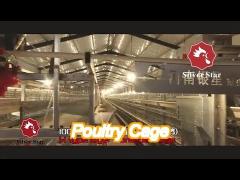 H Shaped Small Stacked Layer Chicken Cage 6 Layers Customized