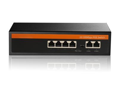 Cina Un commutatore 10/100Mbps pieno 250m di 4+2 POE 4 porti di POE e 2 porti di tratta in salita con VLAN in vendita