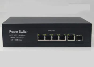 Cina 4 commutatore non gestito di Ethernet di SFP di gigabit di gigabit RJ45 1-Port di PoE 1-Port di gigabit del commutatore di POE del porto in vendita