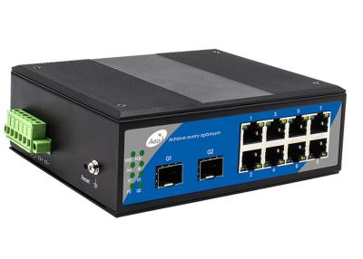 Cina Il commutatore completo industriale di PoE di gigabit 8-Port sostiene l'input di DC12-48V in vendita