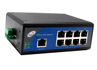 Cina DC12-57V 8 Port POE Switch With 1 Uplink Port And 8 Ethernet Ports in vendita
