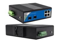 China 4 Port Din Rail Mounted Managed Ethernet Switch for sale